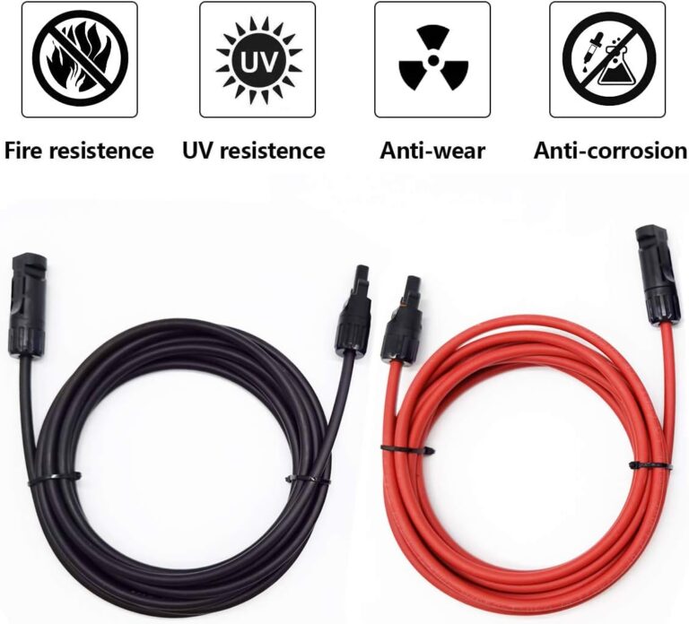Renogy 20FT Solar Panel Connector Cables Pair Review - Solar Generators