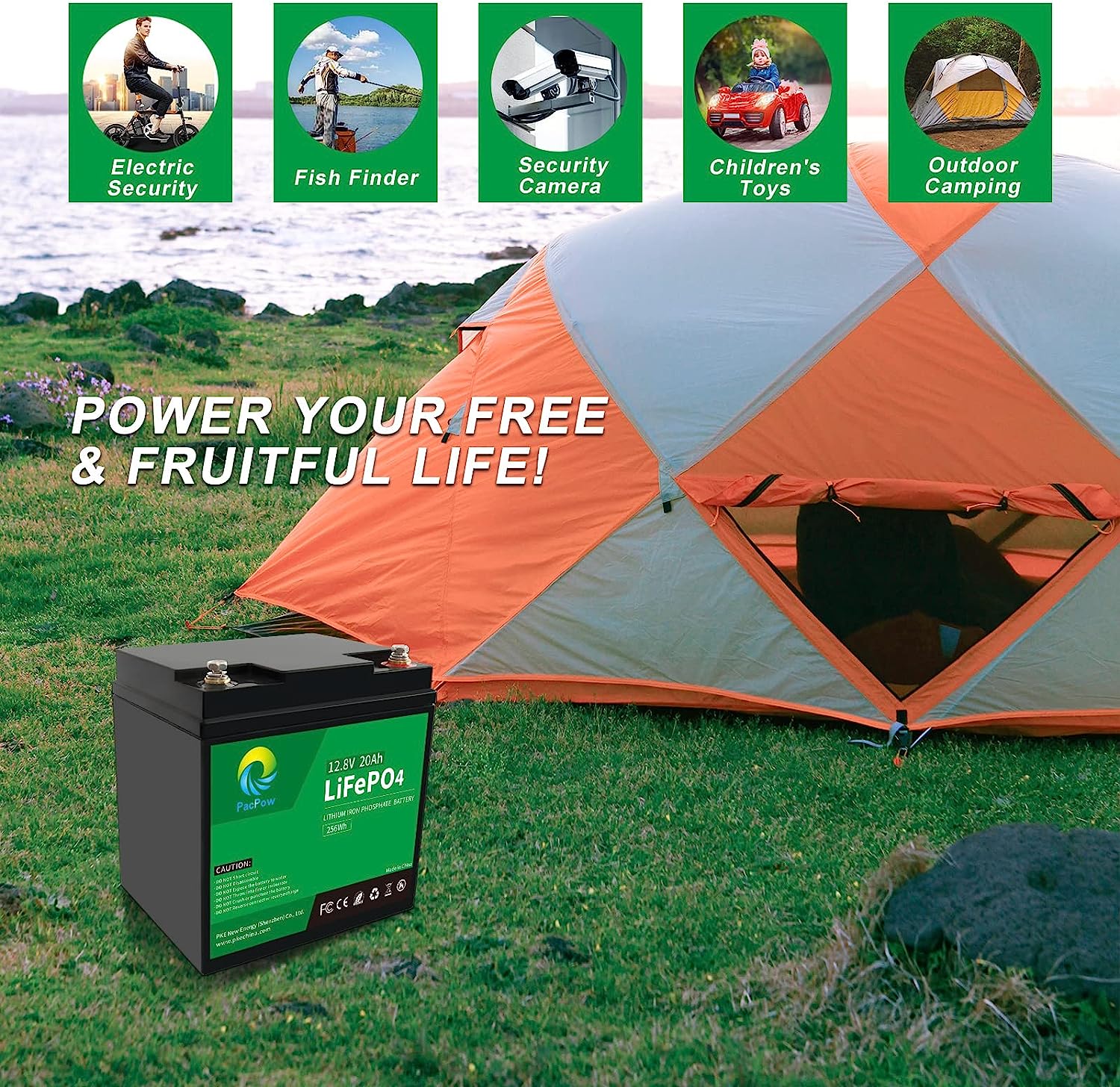 PacPow 12V 20Ah LiFePO4 Lithium Iron Phosphate Battery Review - Solar ...
