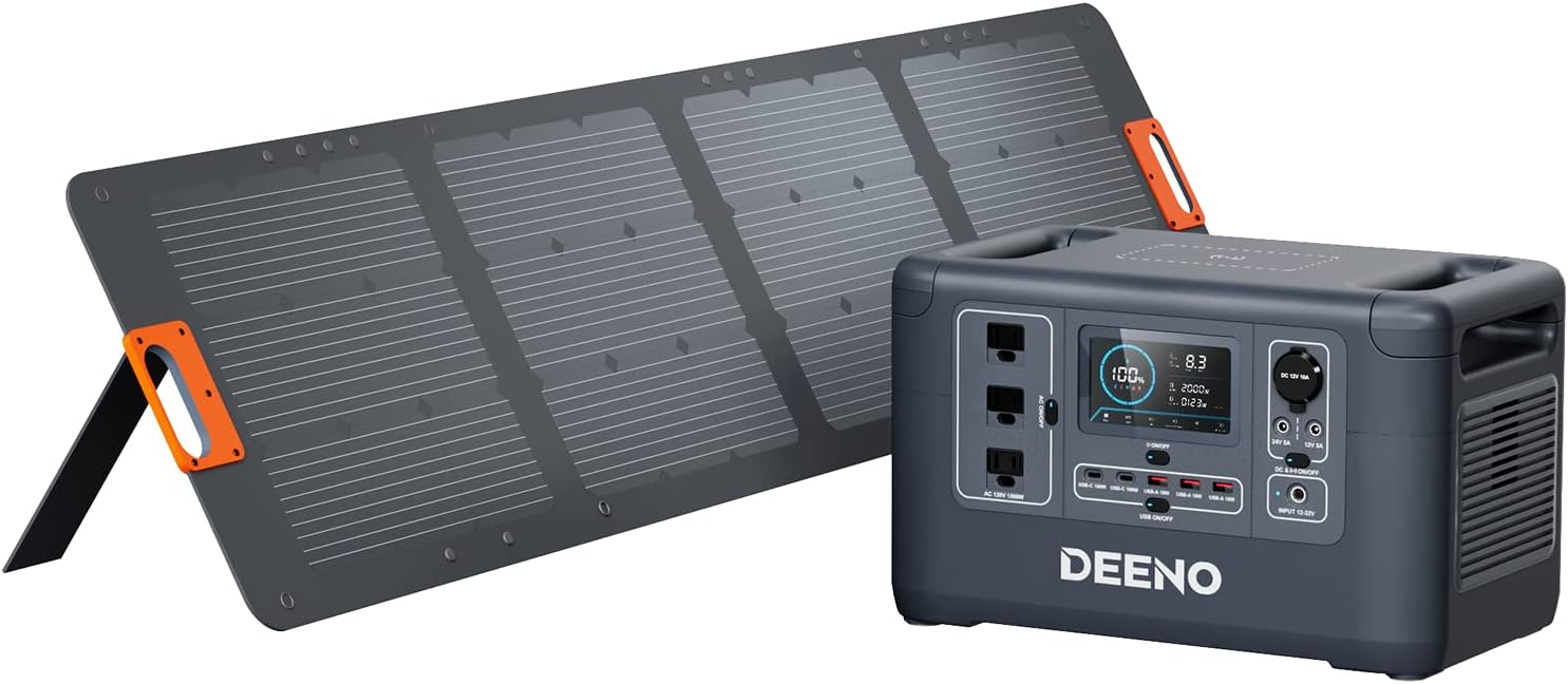 Solar Generator 1500W with 200W Solar Panel Review - Solar Generators