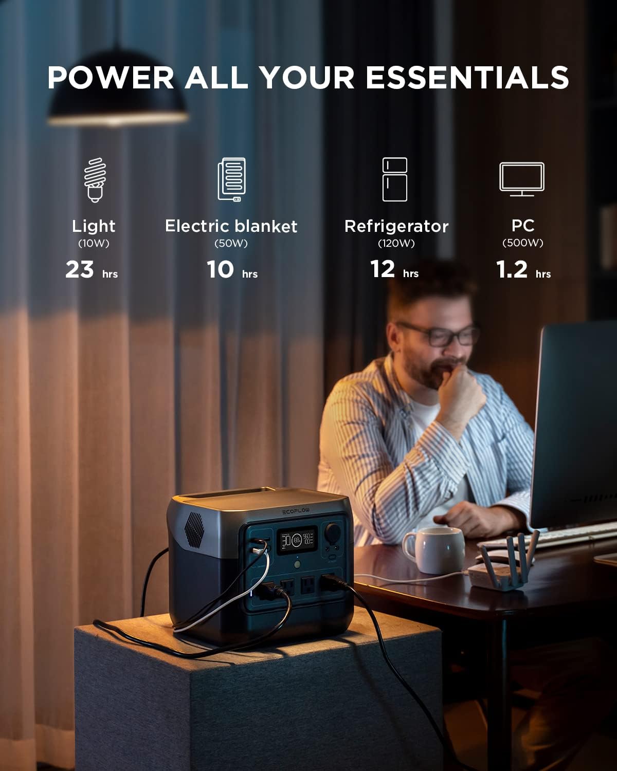 EF ECOFLOW Solar Generator RIVER 2 Pro 768Wh LiFePO4 Battery Review ...