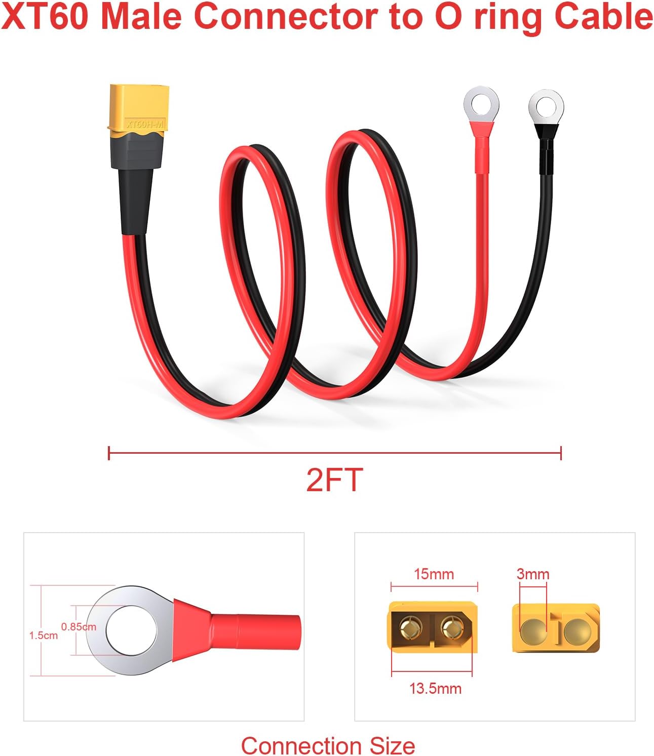 ELFCULB XT60 to O Ring Terminal Cable Review - Solar Generators