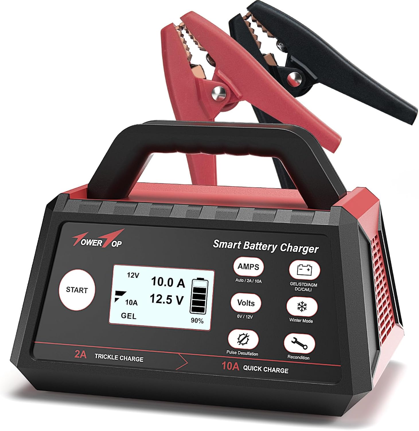 TowerTop Smart Car Battery Charger Review - Solar Generators