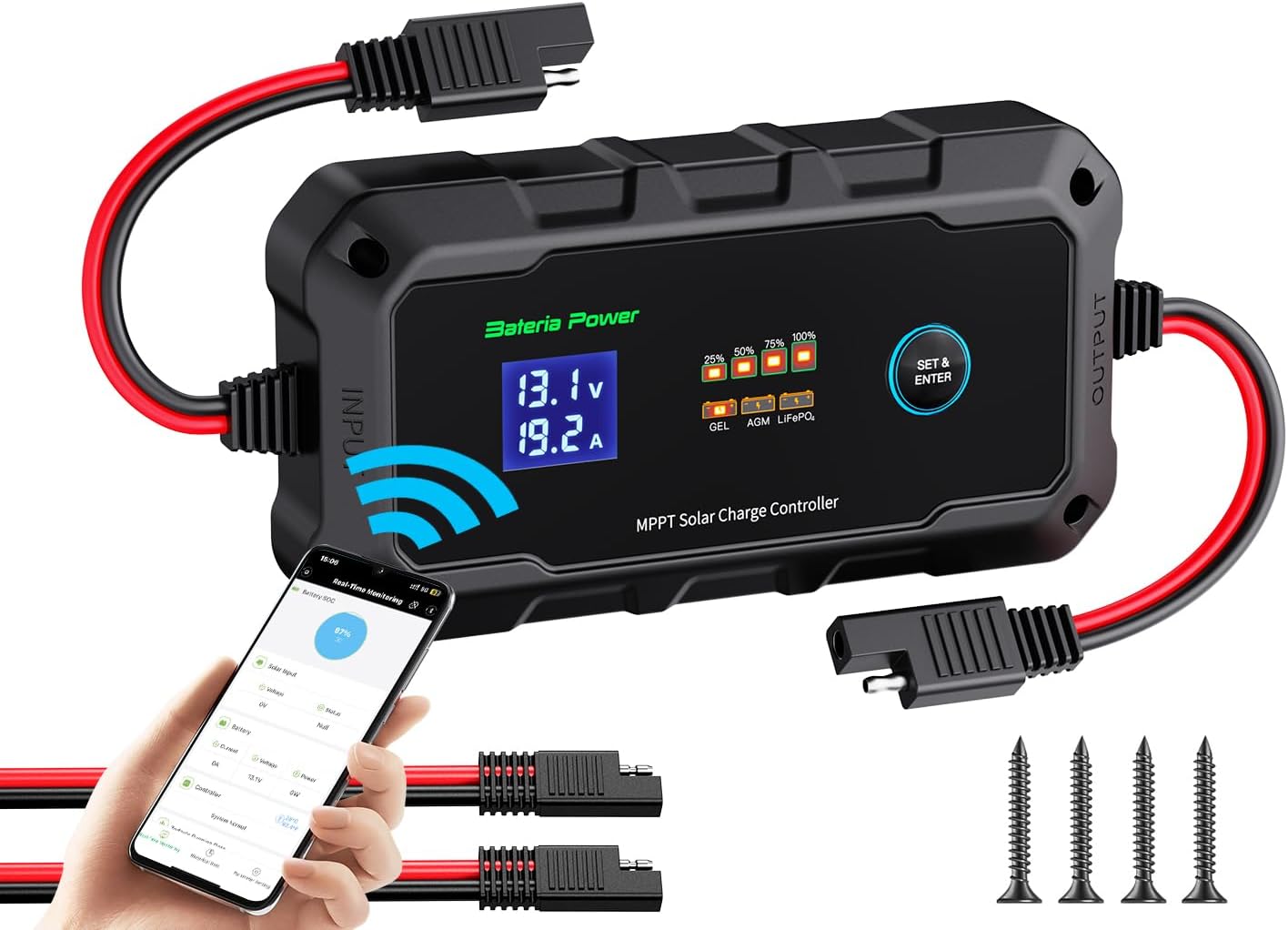 20A 12V/24V MPPT Wireless Solar Charge Controller Review - Solar Generators