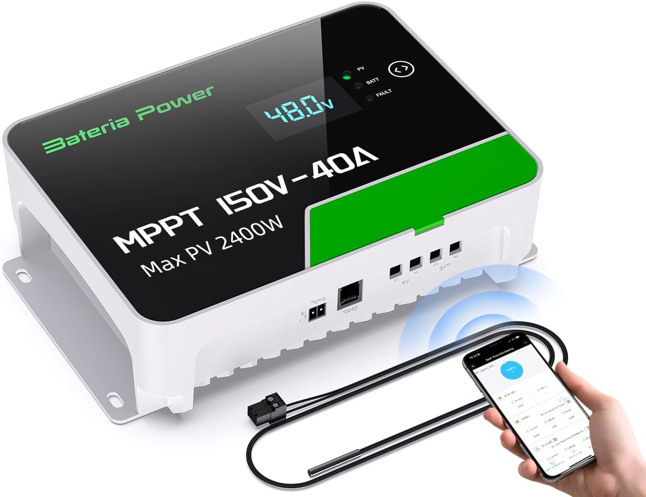 40A MPPT Solar Charge Controller SunRock 40S Review - Solar Generators