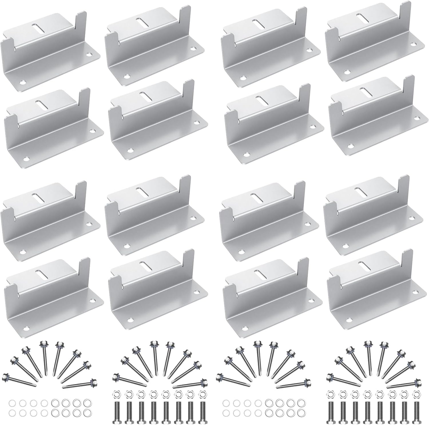 16 Units Solar Panel Mounting Z Bracket Review - Solar Generators