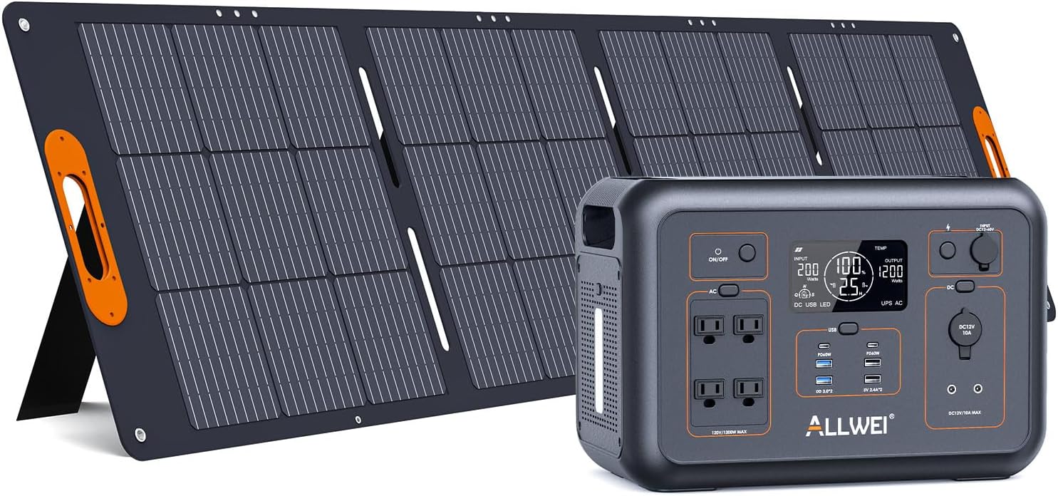 ALLWEI LiFePO4 Solar Generator 1200W Review - Solar Generators