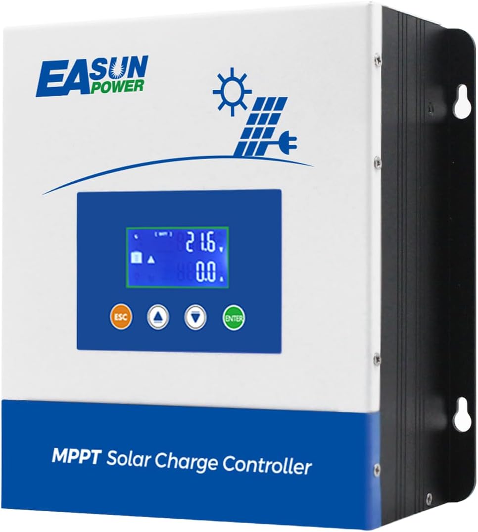 POWLAND 60A MPPT Solar Charge Controller 12V/24V/36V/48V Auto Max Input ...