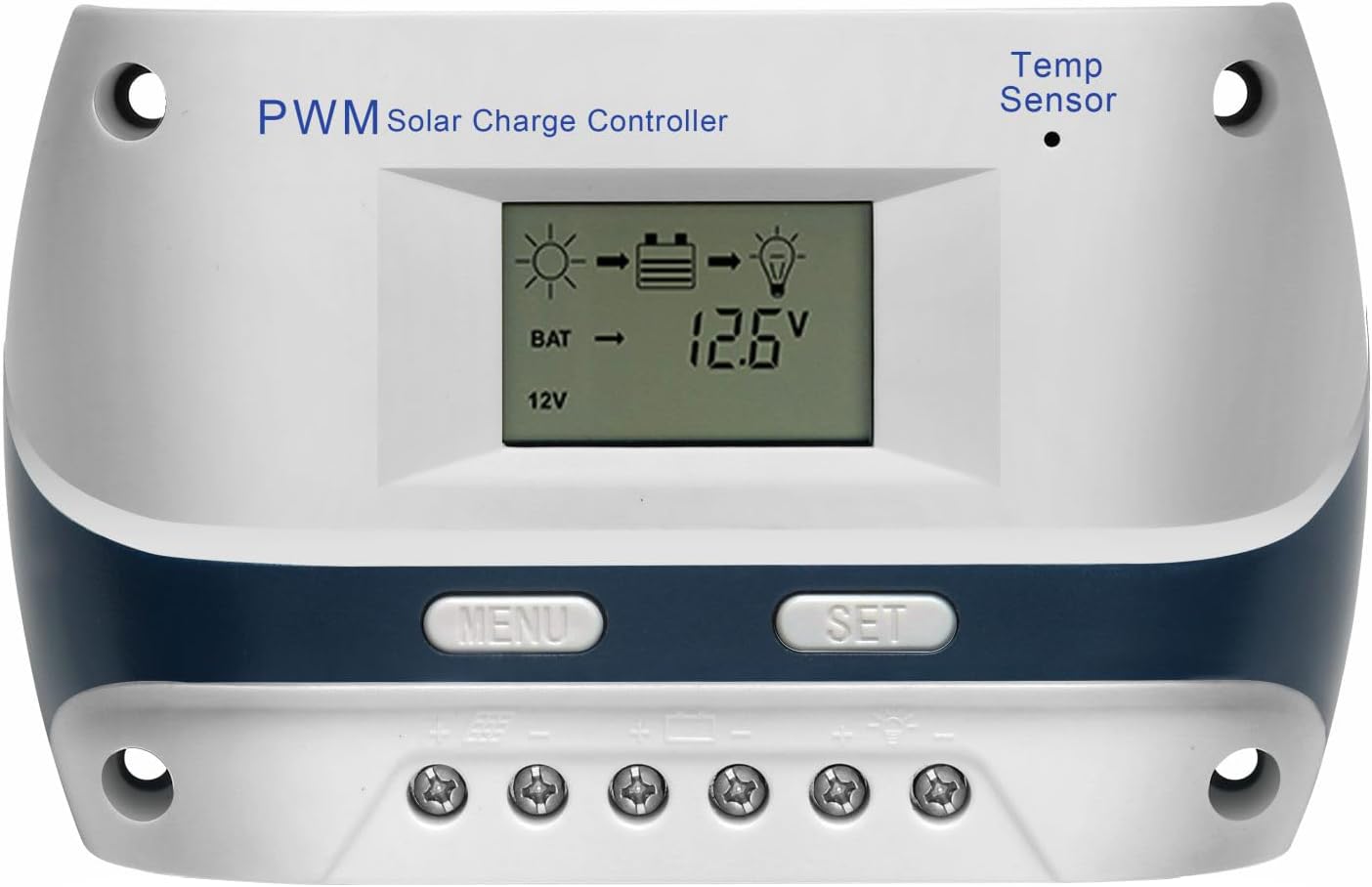 Generic 10A 20A 30A Solar Charge Controller 12V/24V PWM with LCD ...