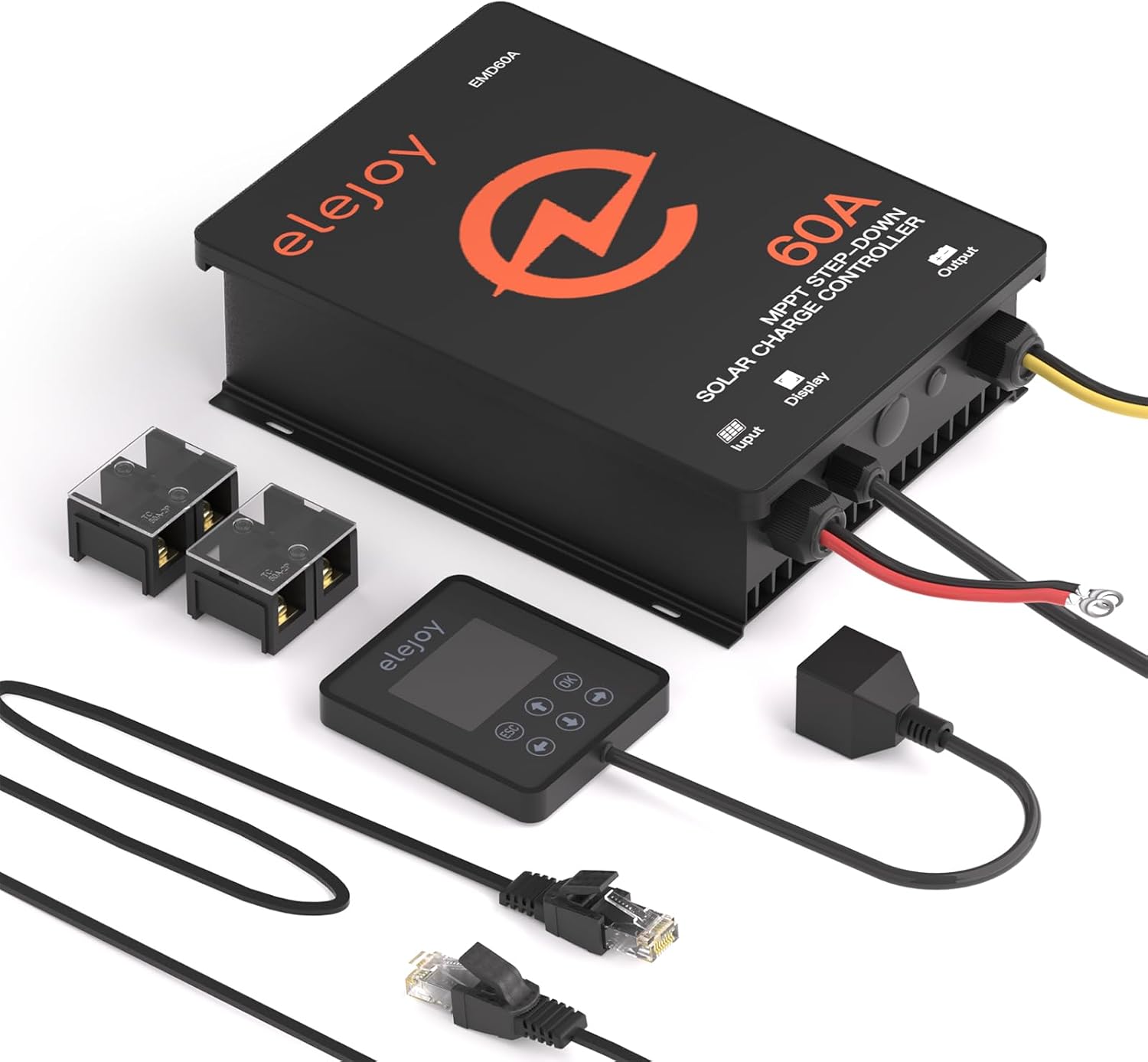 ELEJOY 2700W MPPT Solar Charge Controller 60A 10V-60V Battery System ...