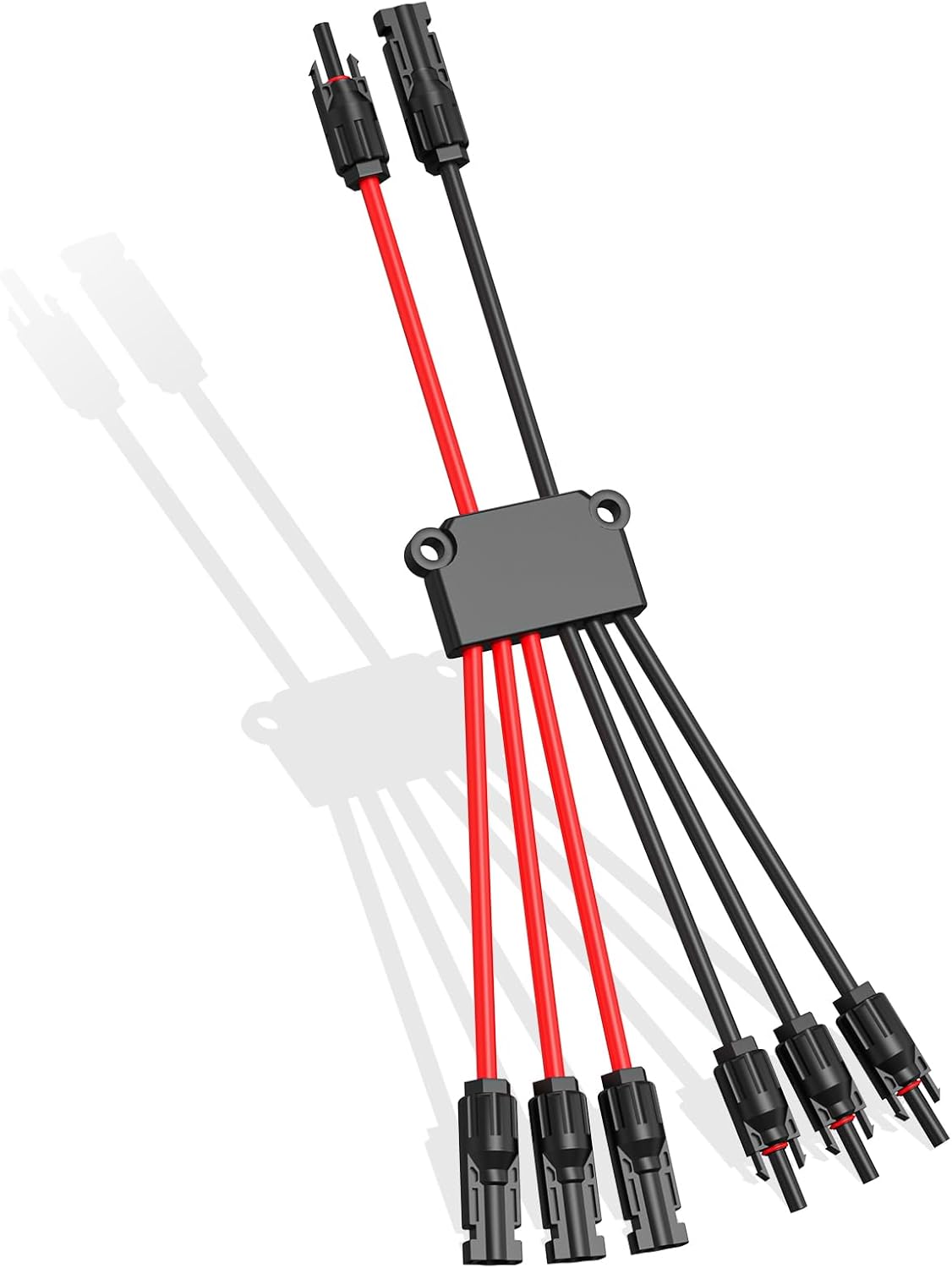 daitoku Solar Connectors for 3 Solar Panels, 2 to 6 Y Branch Parallel ...