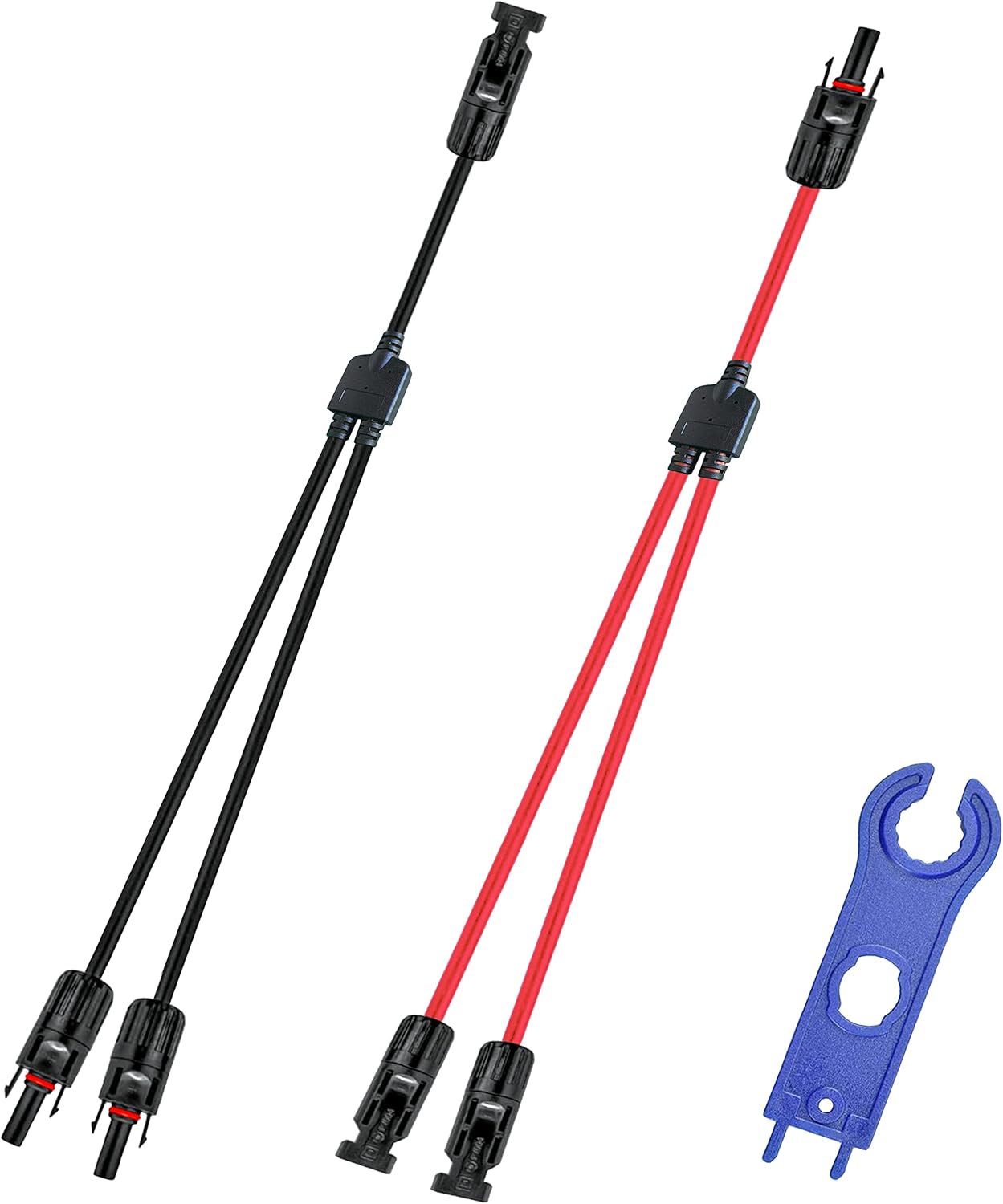 Y Solar Connector 1 to 2 Branch Cable 10AWG 45A IP68 - Solar Generators