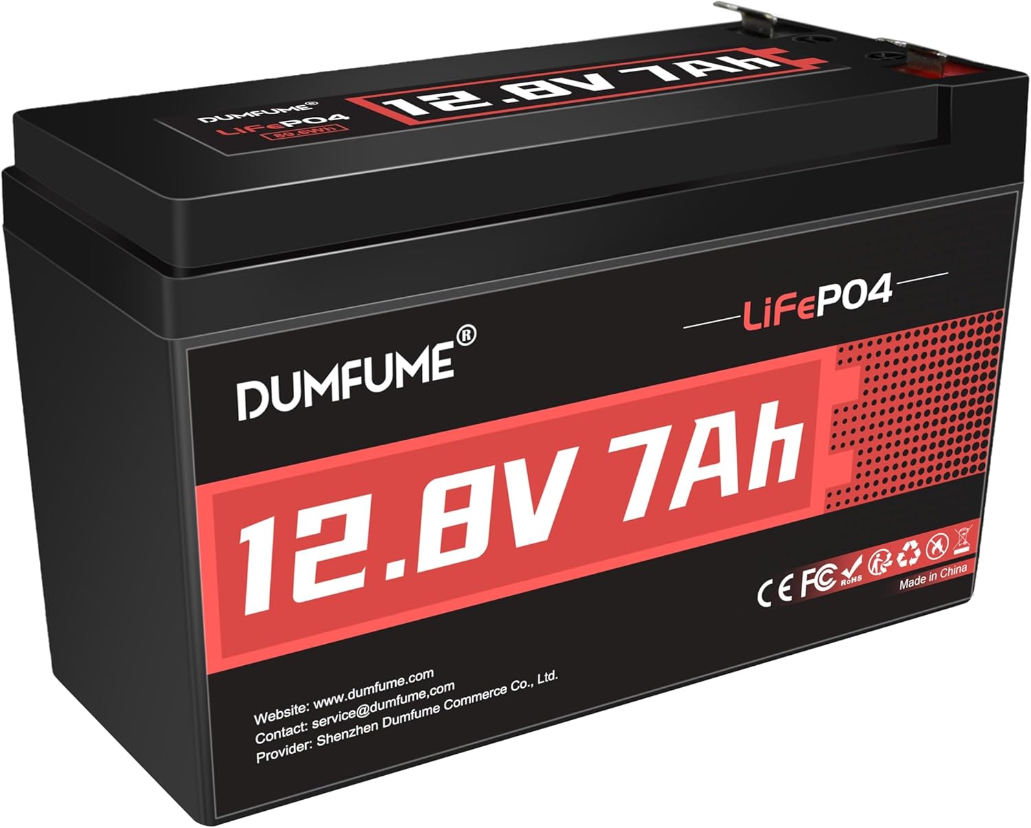 BrandName 12V 6-7Ah Lithium LiFePO4 Battery, 2000+ Deep Cycles - Solar ...
