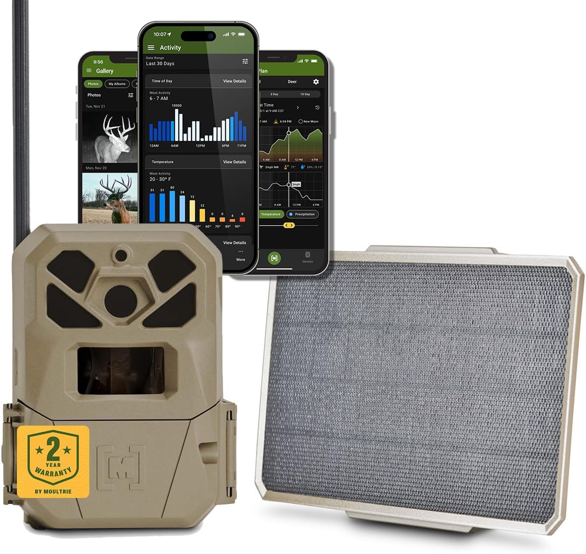 Moultrie Edge 2 Pro Cellular Trail Camera - Nationwide 4G LTE Auto ...